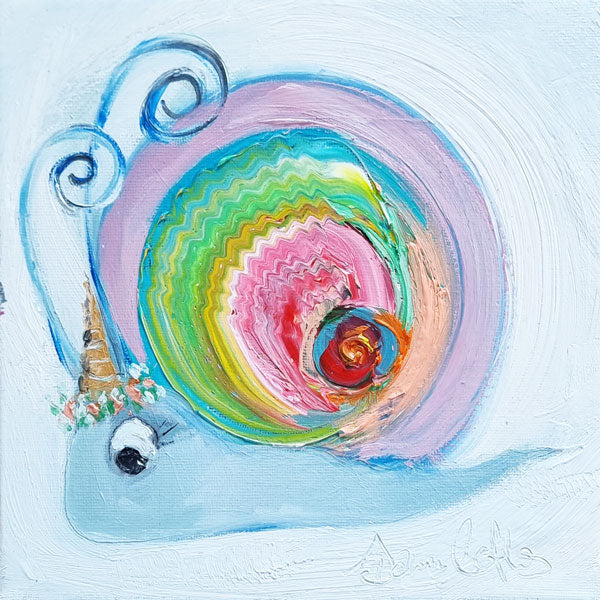 The Unicorn Snail - Original Painting – Dawn Crothers Artist