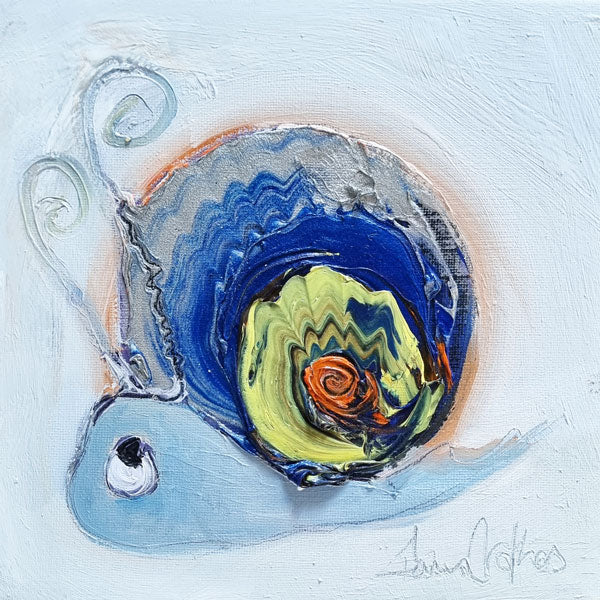 Theo the Snail - Original Painting – Dawn Crothers Artist